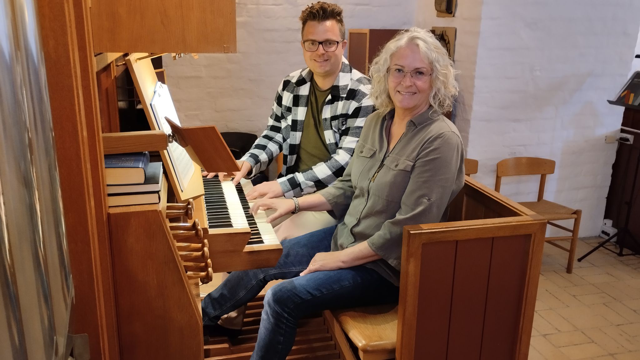 Alletiders orgelmusik med to naboorganister
